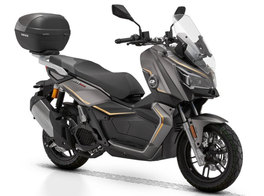 QJ Motor ATR 125 - Grey/Gold – Antwerp Bike Store