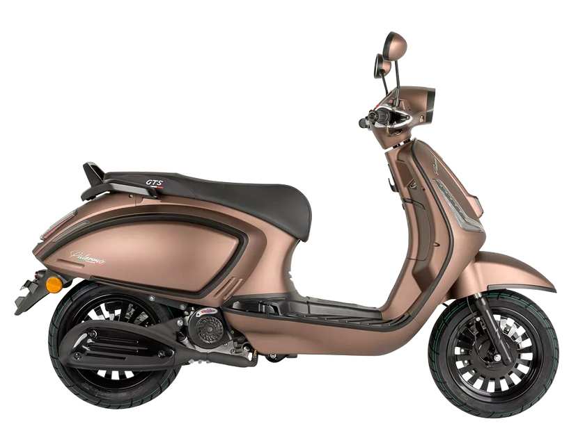 GTS Palermo 50cc - Bounty Brown – Antwerp Bike Store